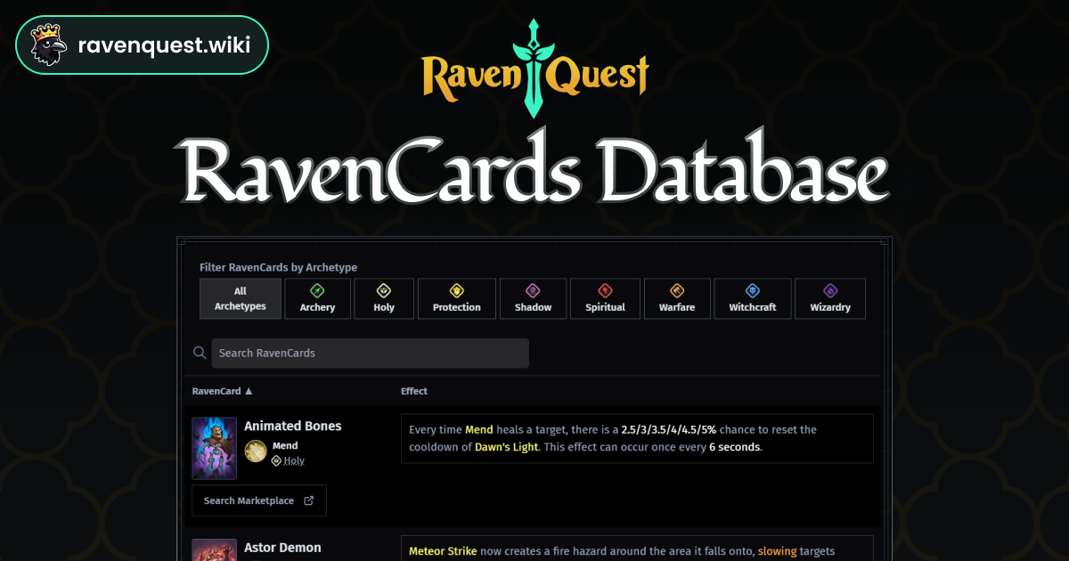 RavenCards · RavenQuest